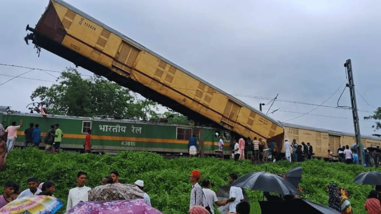 Tragic Collision in India: Goods Train Rams into Kanchanjungha Express ...
